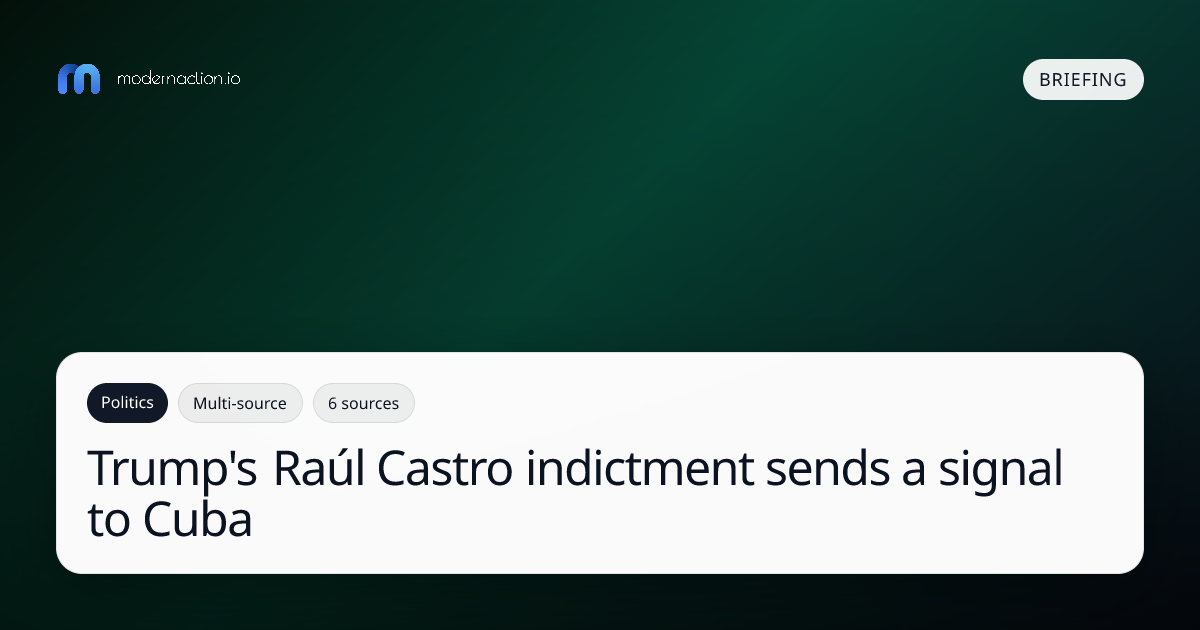 US indicts former Cuban president Raúl Castro as it seeks to oust ...